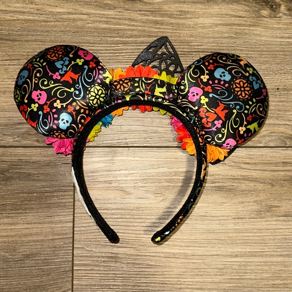 Disney | Other | Disney Rainbow Lace Mickey Mouse Ears Headband | Poshmark
